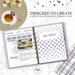 EDITABLE Recipe Book Template, Personalized Cookbook Printable, Family ...