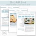 EDITABLE Recipe Book Template, Personalized Cookbook Printable, Family ...