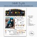 Editable School Memory Book Box Kit, Boys First Day of School, Last Day ...