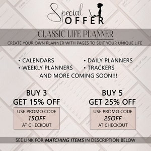 Planner Essentials Bundle Printable Digital | Monthly Weekly Daily ...