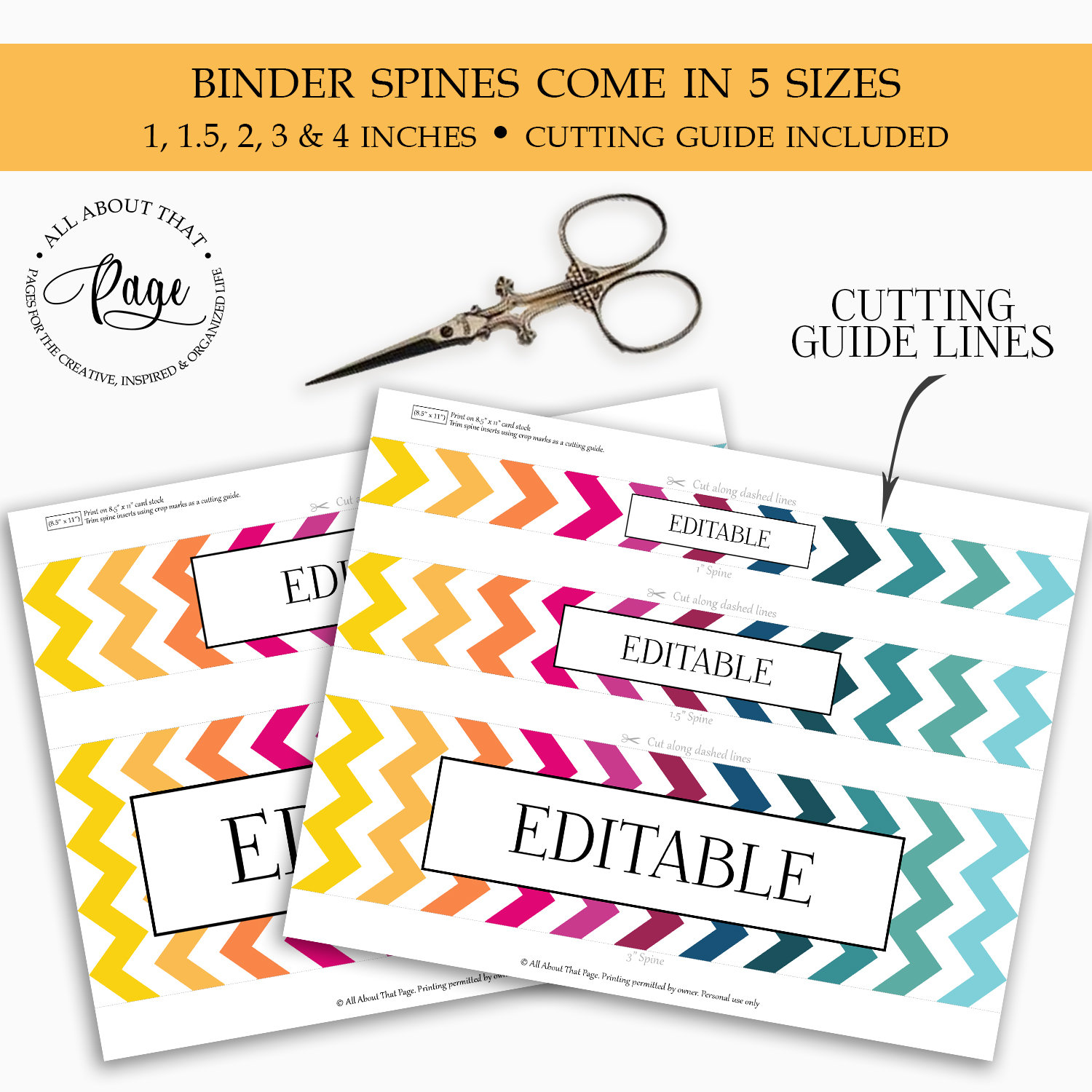 Editable Binder Covers and Spines, 3 Ring Notebook Cover, Editable ...