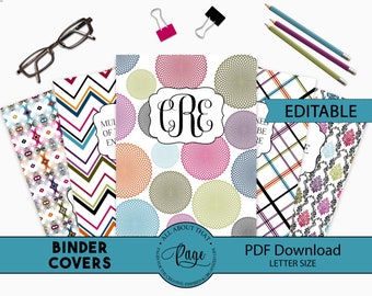 3 Ring Binder Cover - Etsy