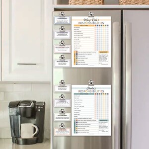 Editable Chore Cards for Kids Printable | Cleaning Tasks | Allowance ...