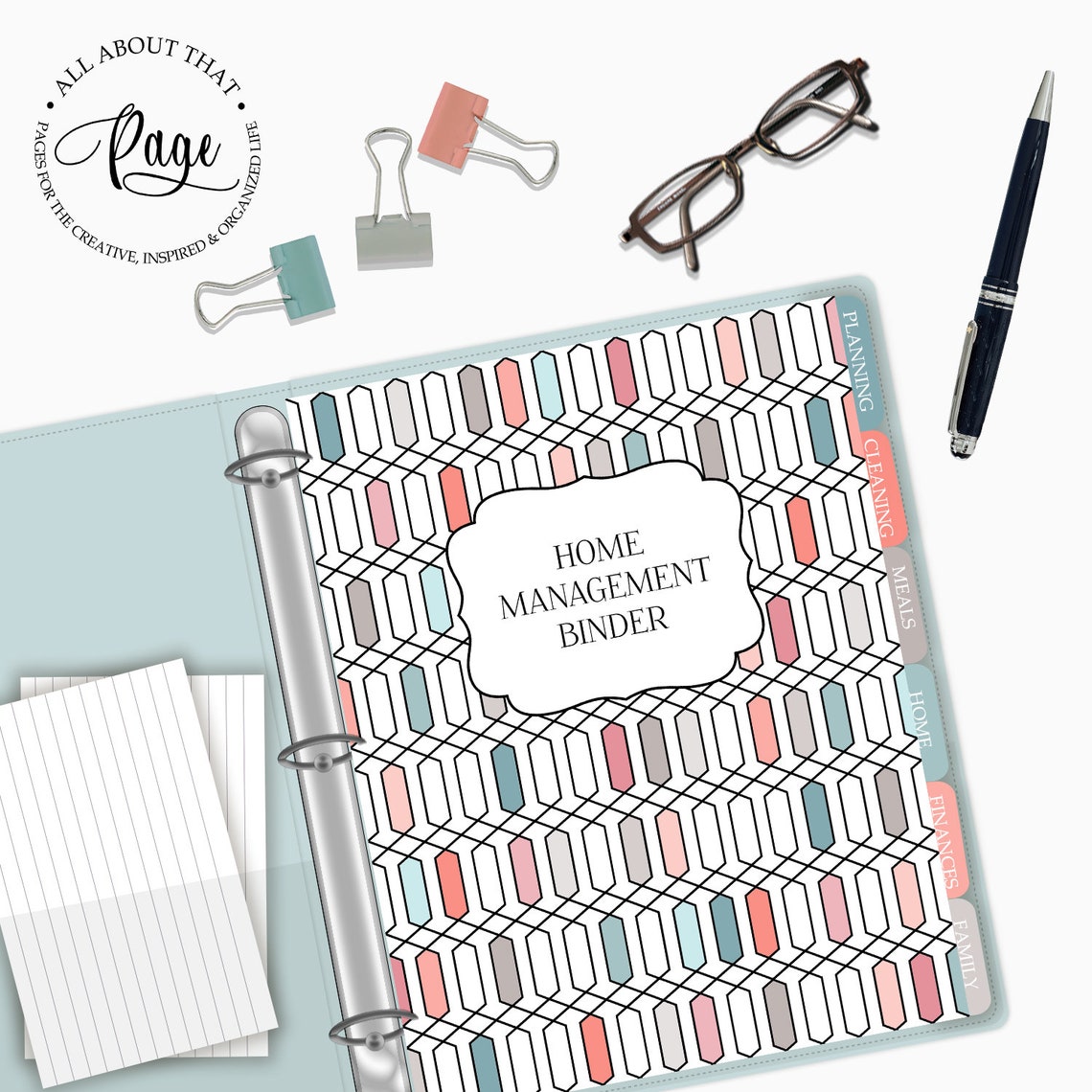 Editable Binder Covers and Spines 3 Ring Notebook Cover - Etsy