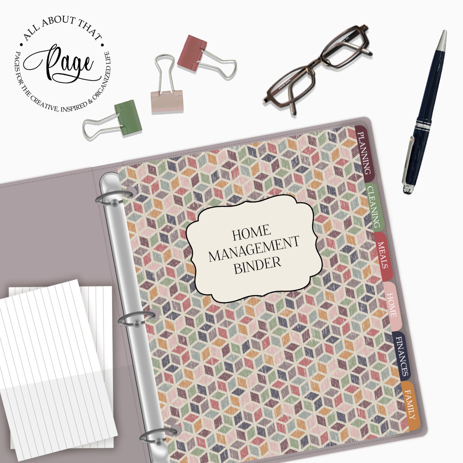 Editable Binder Covers and Spines, 3 Ring Notebook Cover, Editable ...