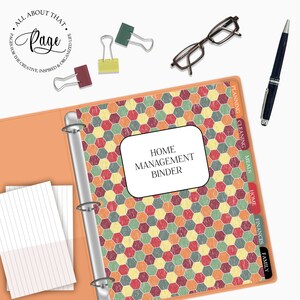 Editable Binder Covers and Spines, 3 Ring Notebook Cover, Editable ...