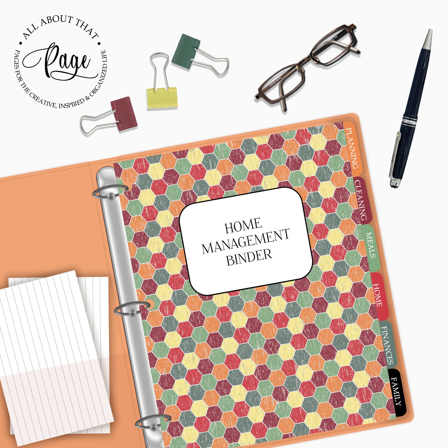 Editable Binder Covers and Spines, 3 Ring Notebook Cover, Editable ...