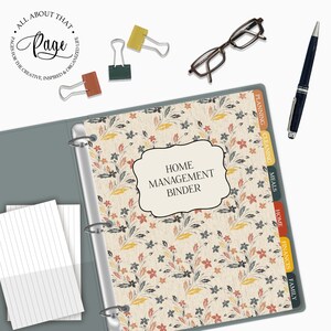 Editable Binder Covers and Spines, 3 Ring Notebook Cover, Editable ...