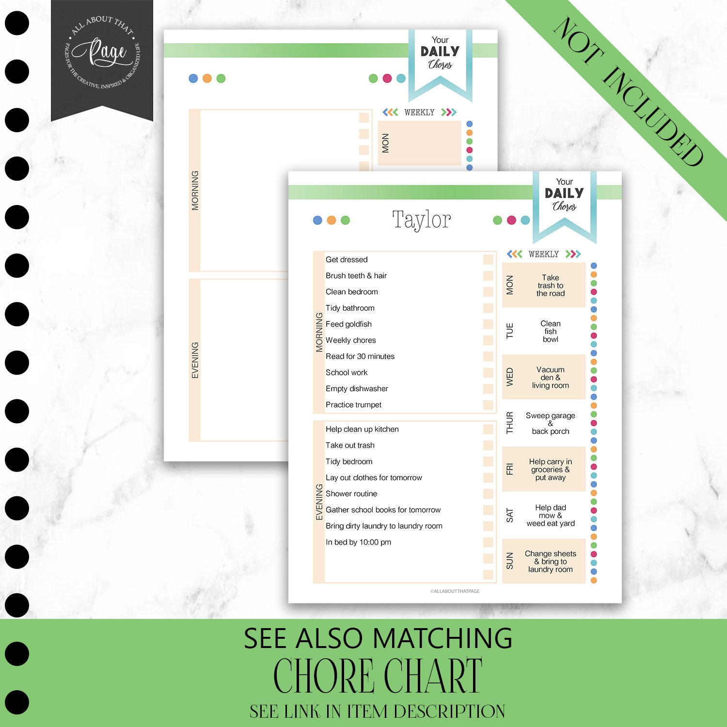 Editable Daily Schedule Template Family Routine Homeschool - Etsy