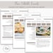 EDITABLE Recipe Book Template Personalized Cookbook - Etsy