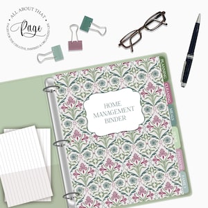 Editable Binder Covers and Spines, 3 Ring Notebook Cover Editable ...