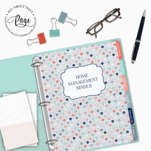 Editable Binder Covers and Spines, 3 Ring Notebook Cover, Editable ...