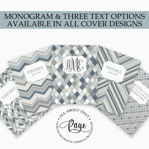 Editable Binder Covers and Spines, 3 Ring Notebook Cover, Editable ...