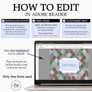 Editable Binder Covers and Spines, 3 Ring Notebook Cover Editable ...