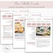 EDITABLE Recipe Book Template, Personalized Cookbook Printable, Family ...