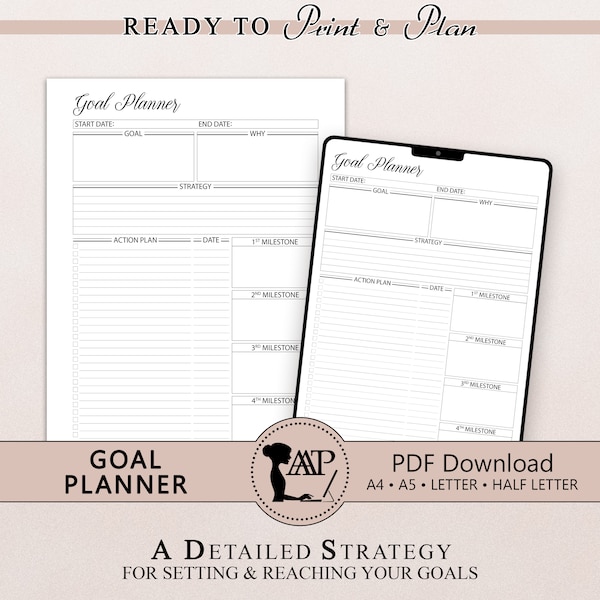 Goal Tracker - Etsy
