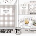 EDITABLE Recipe Book Template Personalized Cookbook - Etsy