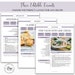 EDITABLE Recipe Book Template, Personalized Cookbook Printable, Family ...