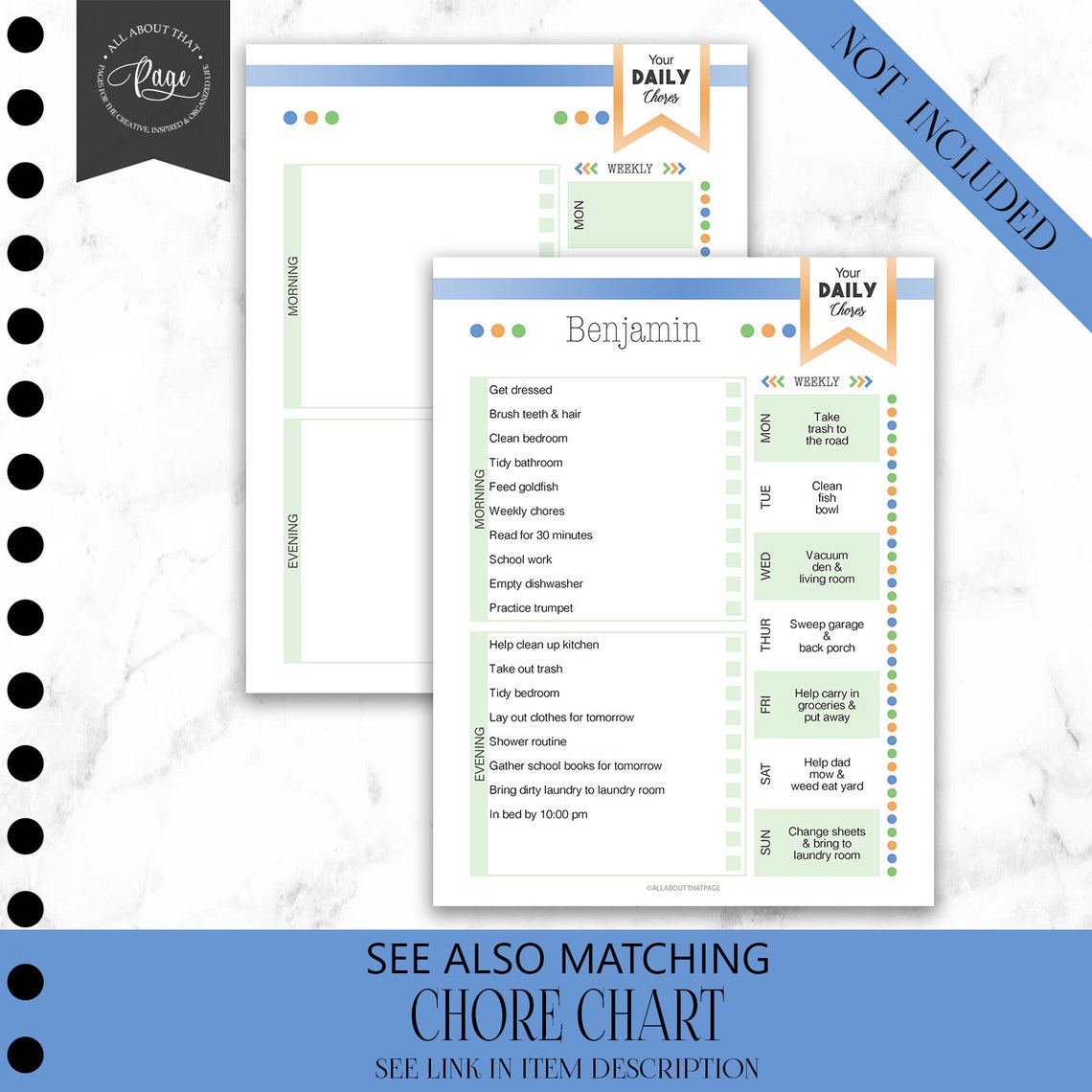 Editable Daily Schedule Template Family Routine Homeschool | Etsy