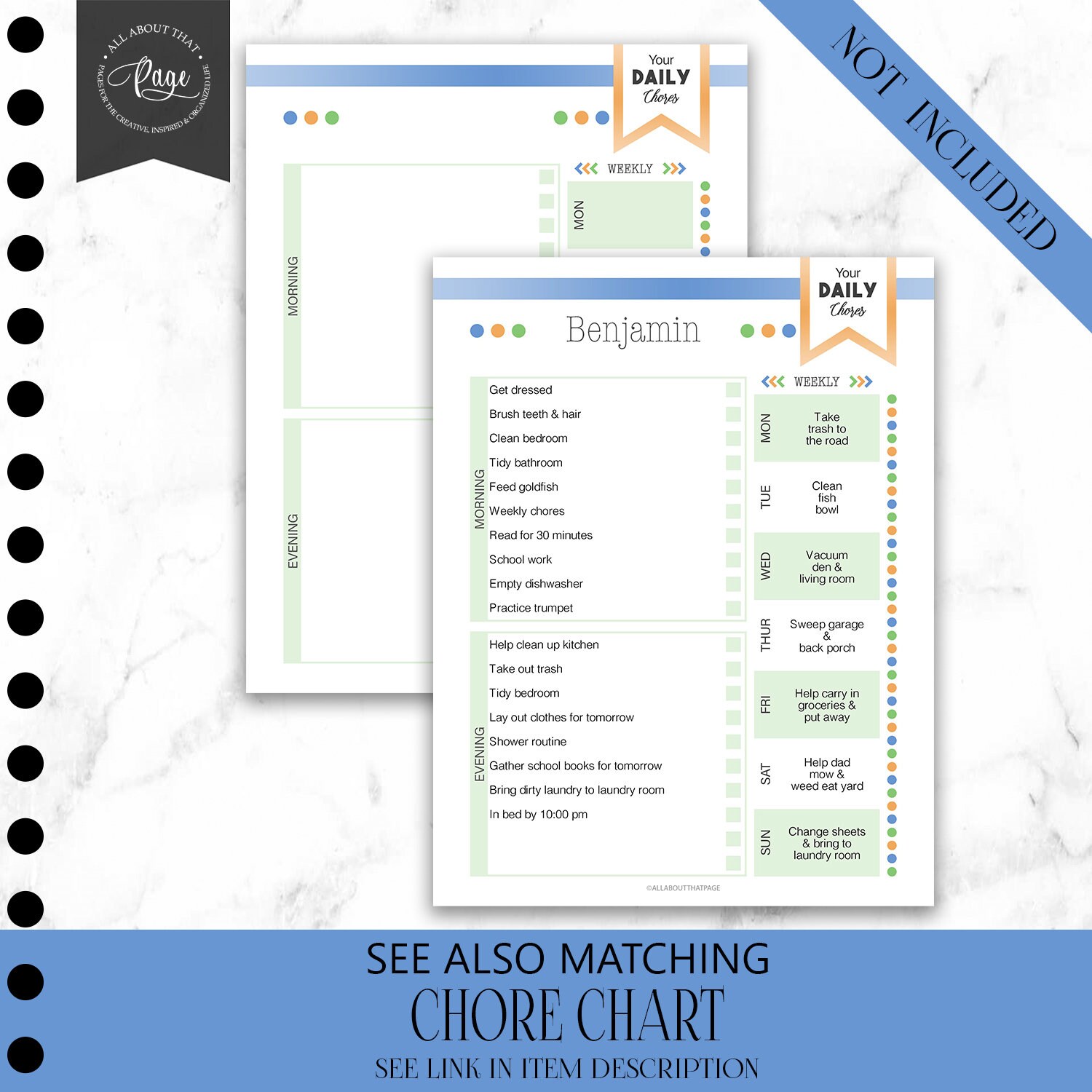 Editable Daily Schedule Template Family Routine Homeschool | Etsy