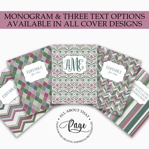 Editable Binder Covers and Spines, 3 Ring Notebook Cover Editable ...