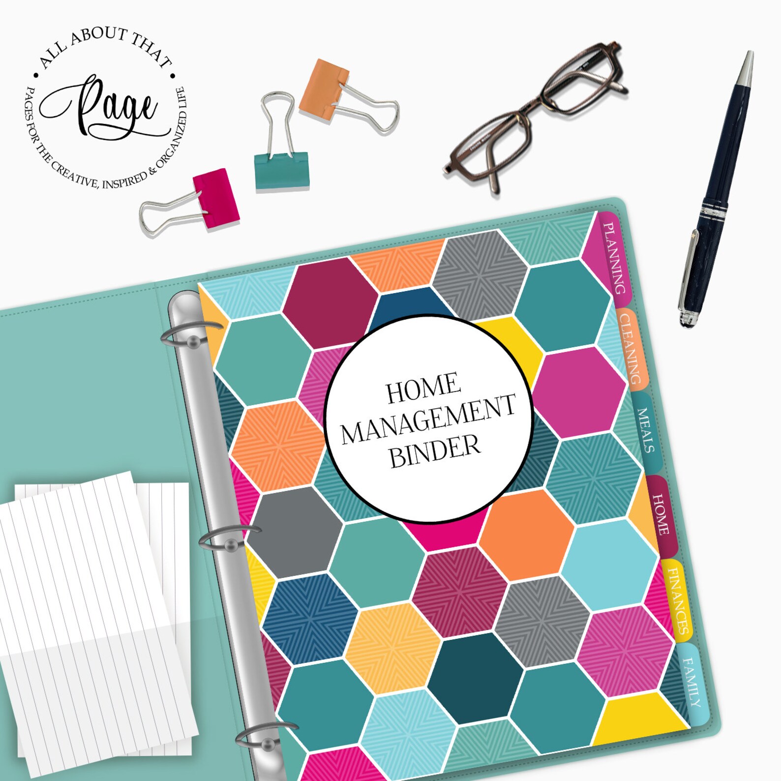 Editable Binder Covers and Spines 3 Ring Notebook Cover | Etsy