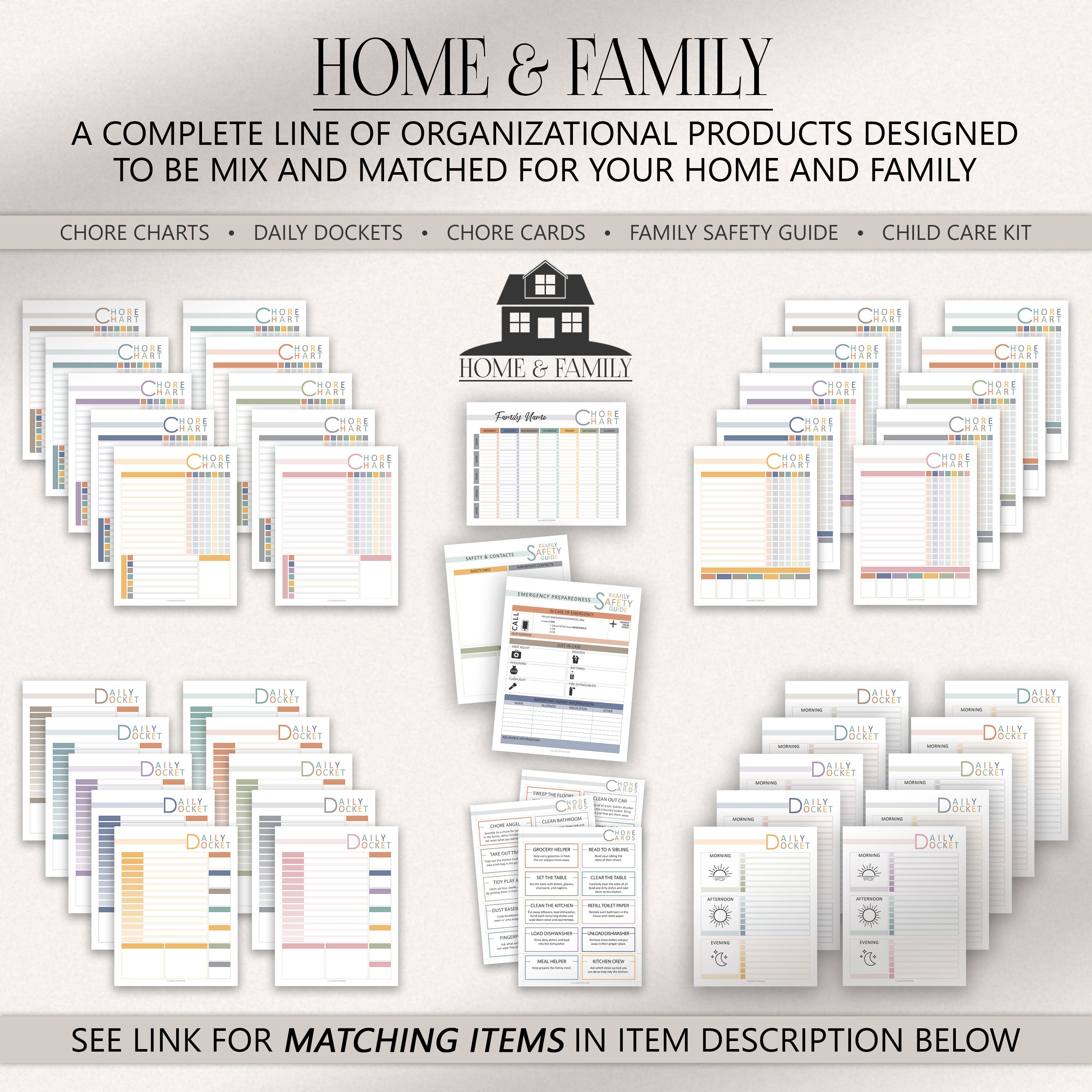 Editable Chore Chart for Kids Printable Bundle - Etsy Singapore