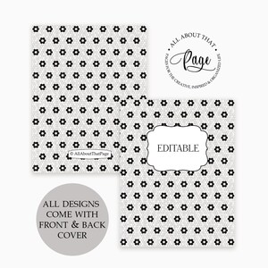 Editable Binder Covers and Spines, 3 Ring Notebook Cover, Editable ...