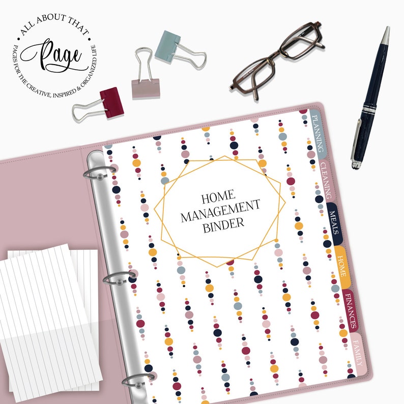 Editable Binder Covers and Spines 3 Ring Notebook Cover | Etsy