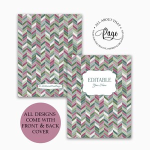 Editable Binder Covers and Spines, 3 Ring Notebook Cover Editable ...