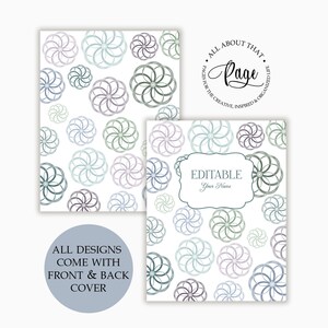 Editable Binder Covers and Spines, 3 Ring Notebook Cover, Editable ...