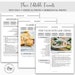 EDITABLE Recipe Book Template Personalized Cookbook - Etsy