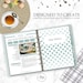 EDITABLE Recipe Book Template, Personalized Cookbook Printable, Family ...
