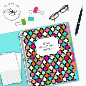 Editable Binder Covers and Spines, 3 Ring Notebook Cover, Editable ...
