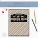 Editable School Memory Book Box Kit, Boys First Day of School, Last Day ...
