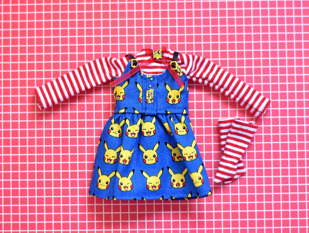 Pokemon Pikachu Overall Dress Set - Etsy
