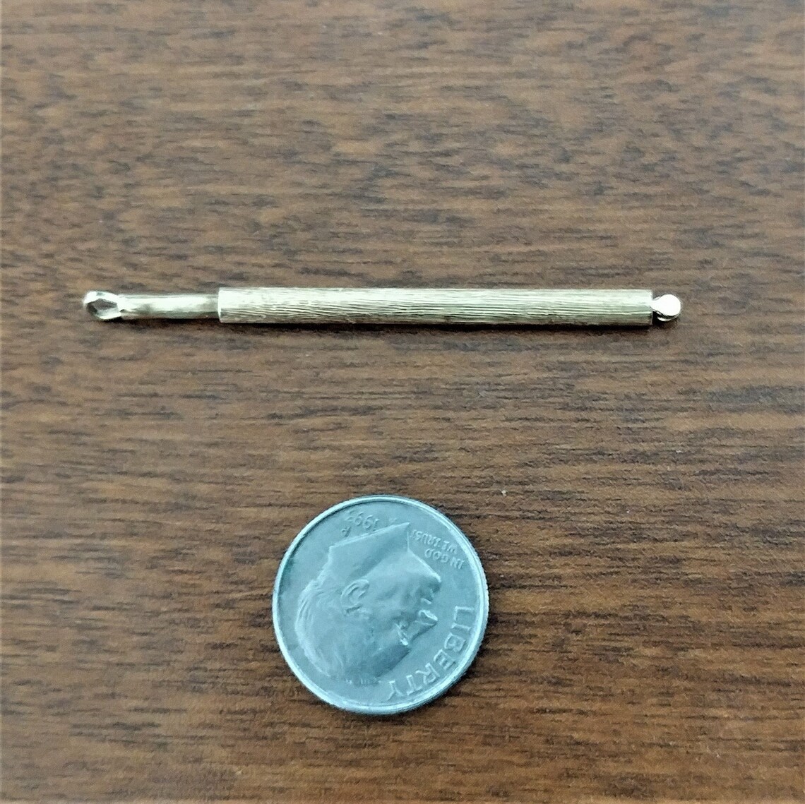 Custom Made 14K Gold Mini Retractable Clip - Etsy