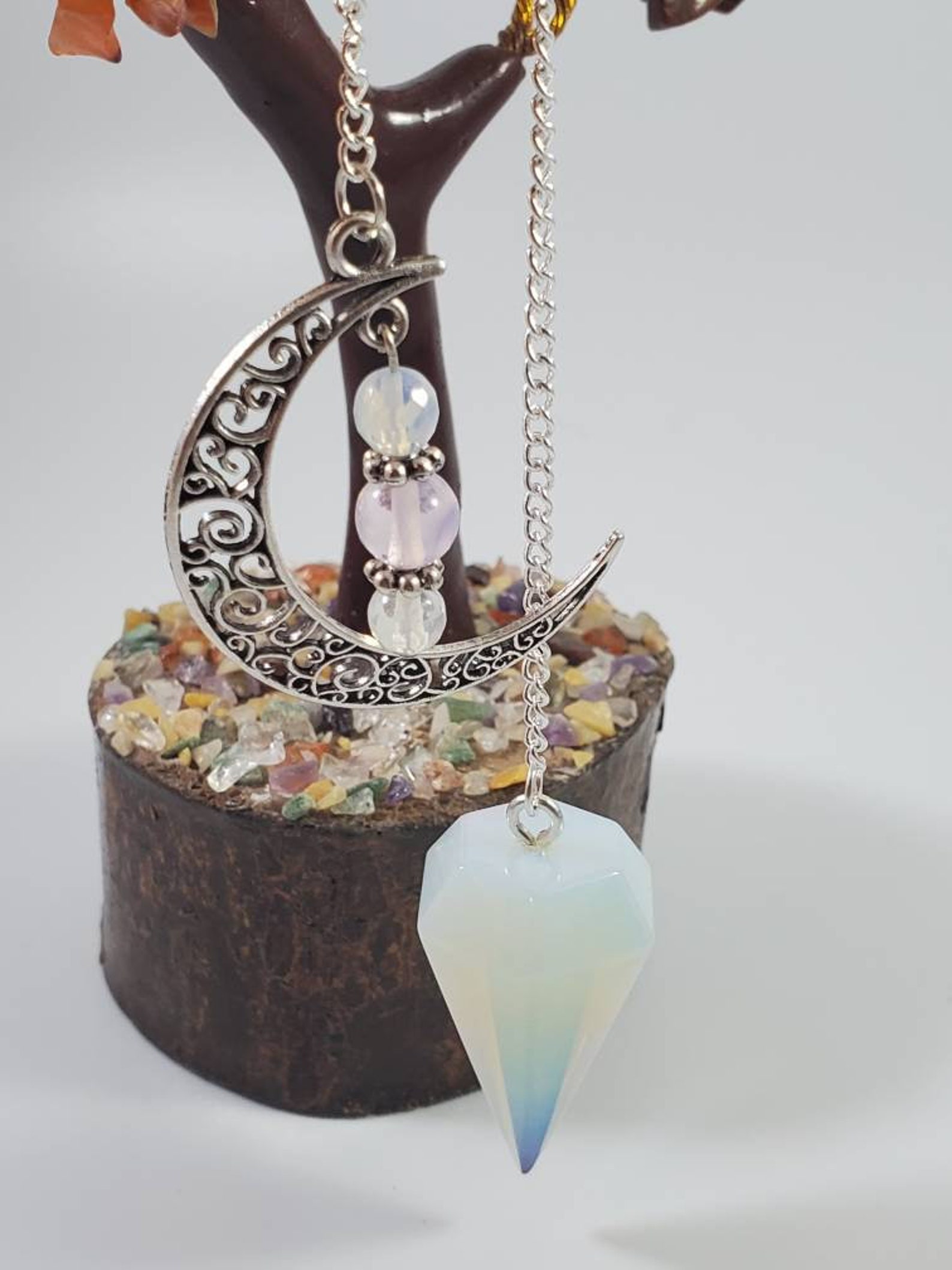 Opalite Pendulum/healing Dowsing Energy Balancing | Etsy