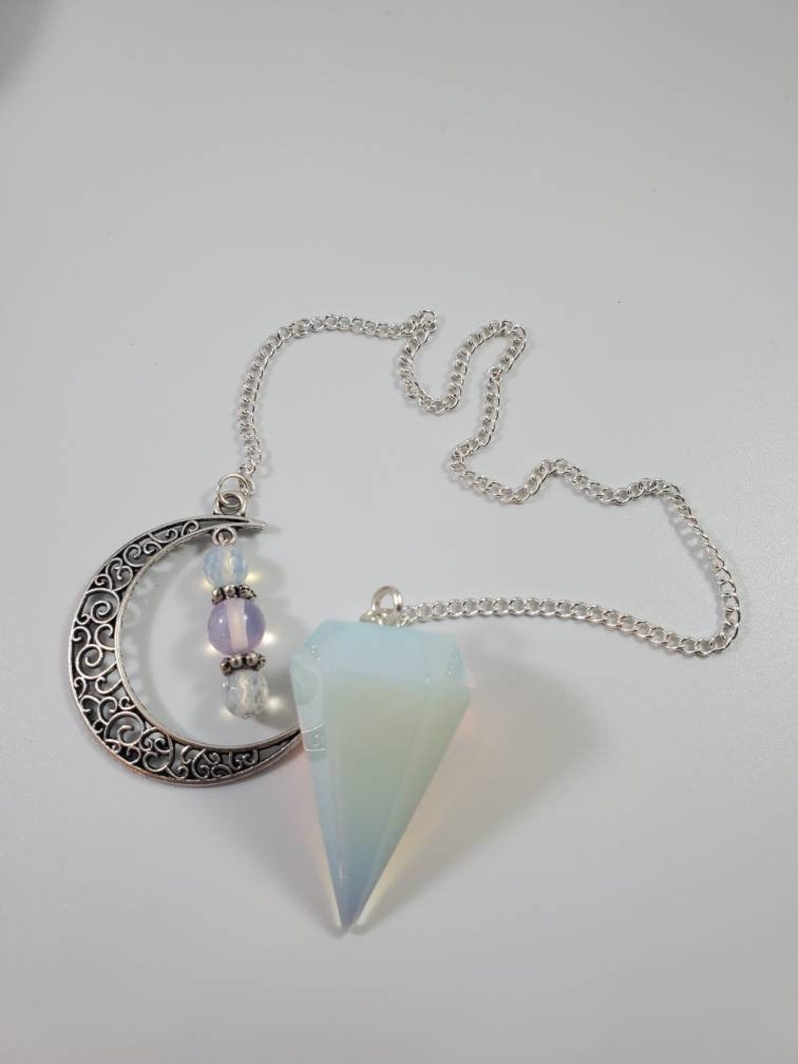 Opalite Pendulum/healing Dowsing Energy Balancing - Etsy
