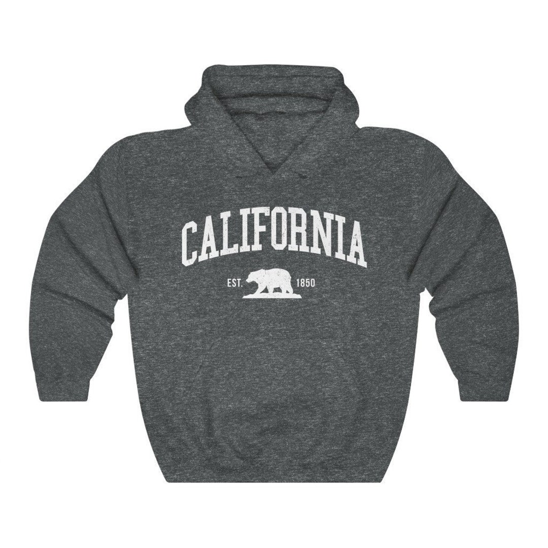 California Hooded Sweatshirt - Etsy