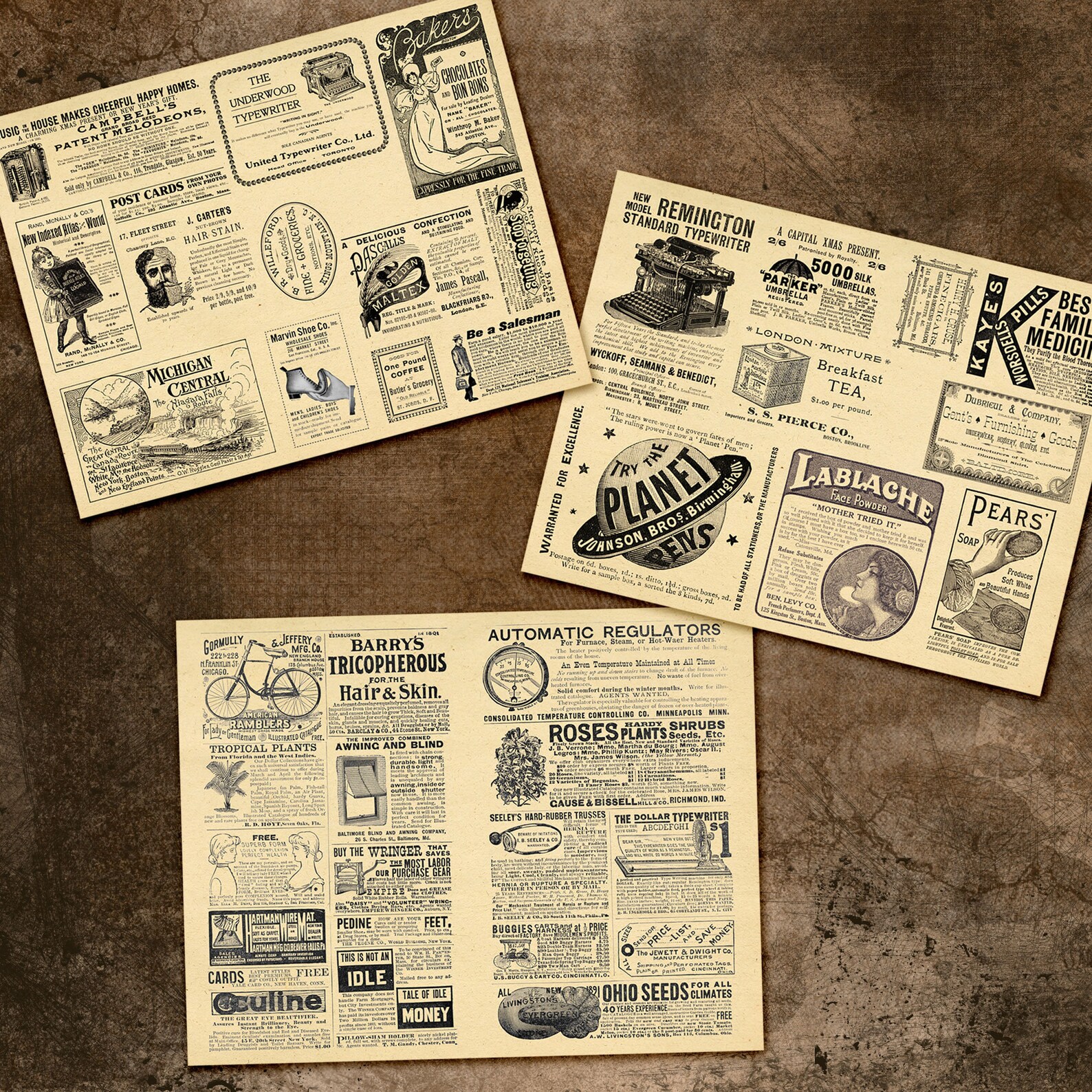 Vintage Advertisements | Digital Advertising Cuts - Etsy