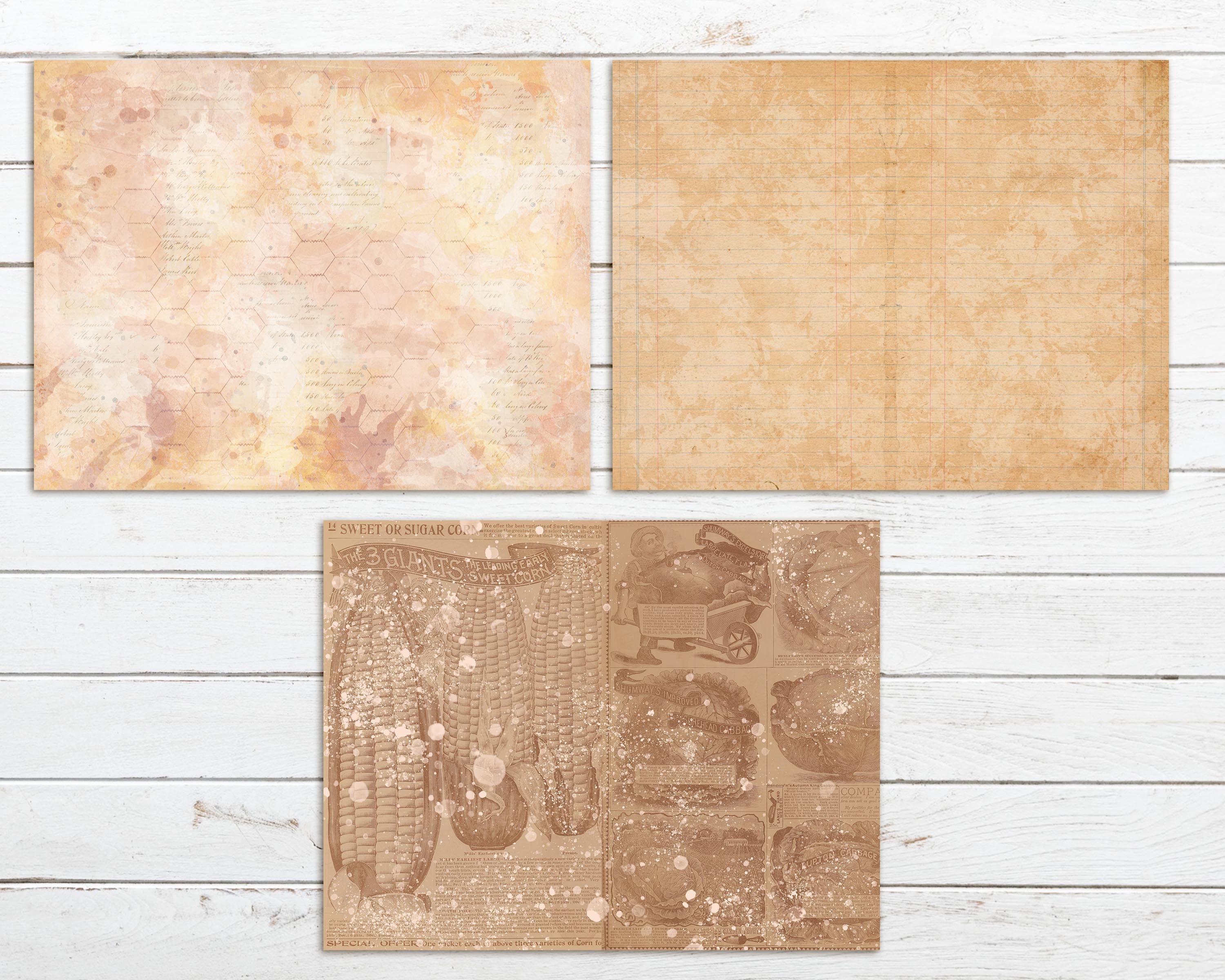 Garden Themed Junk Journal Digital Gardening Journal Pages - Etsy