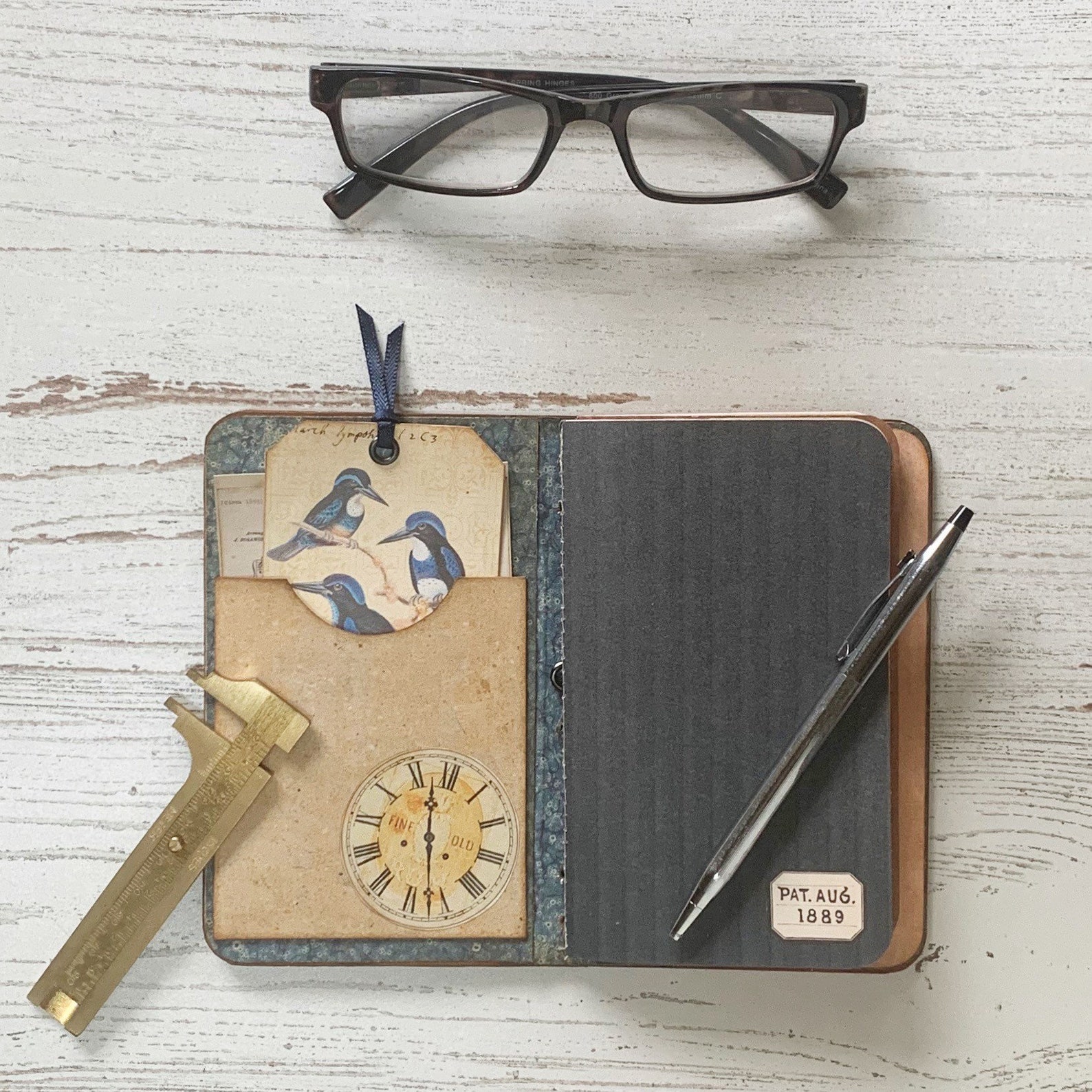 DIY Field Notebook Vintage Style Field Notes Father's | Etsy