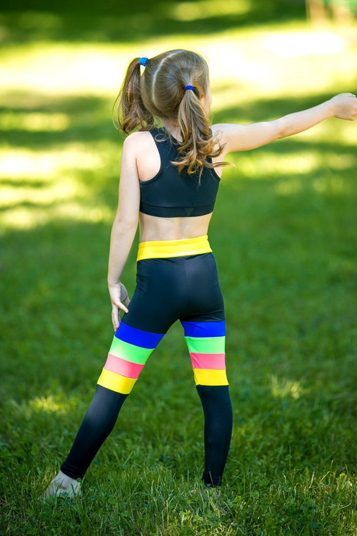 Cheer Legging Outfit Girls' activewear set Colored | Etsy