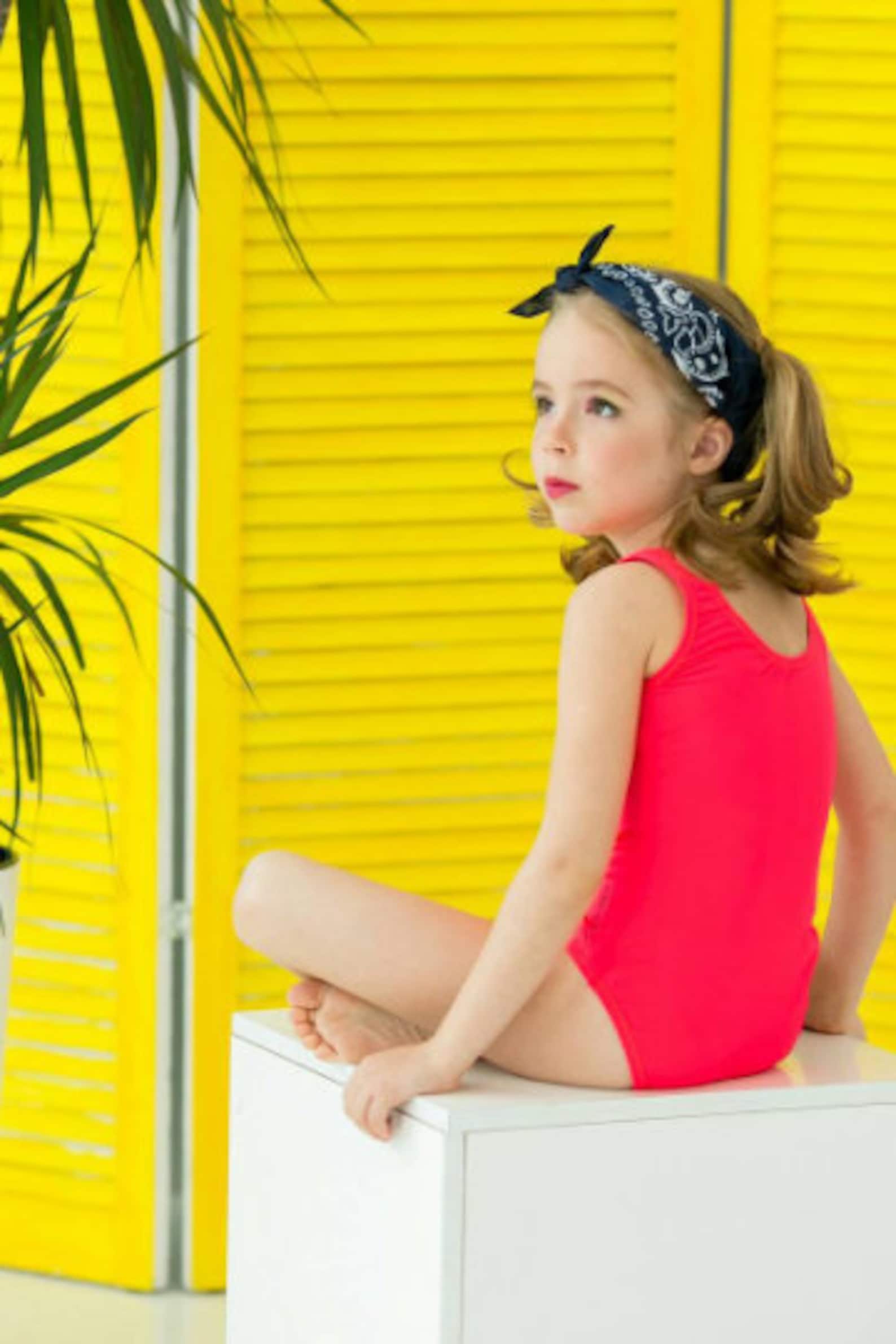 Glossy kids swimsuit Girls One piece Kids swimwear Girls | Etsy