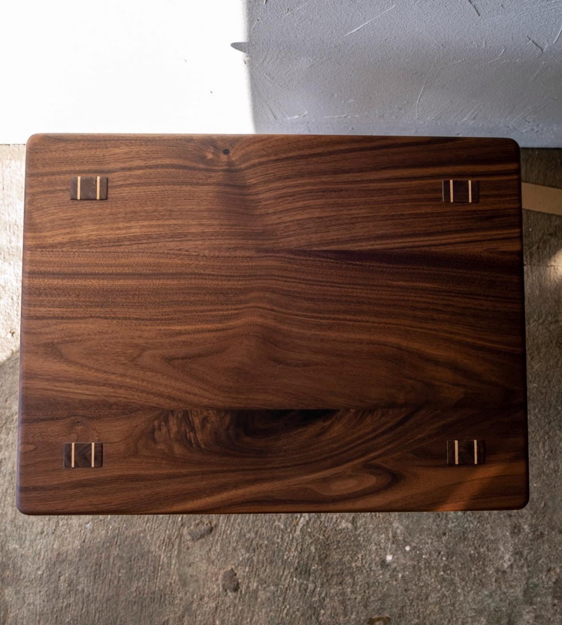 Forêt Handmade End Table Modern Nightstand Walnut Oak - Etsy