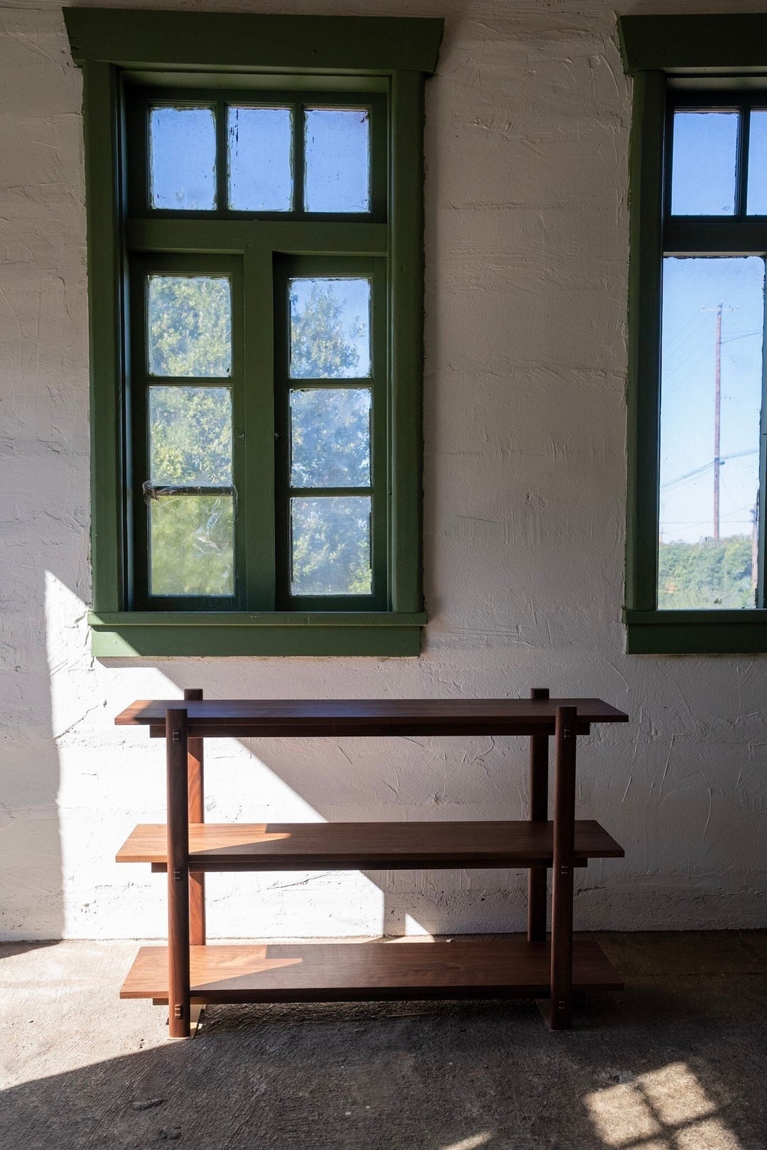 Walnut Low Stack Shelves From Liminal Furniture Studio — Handmade Mid ...