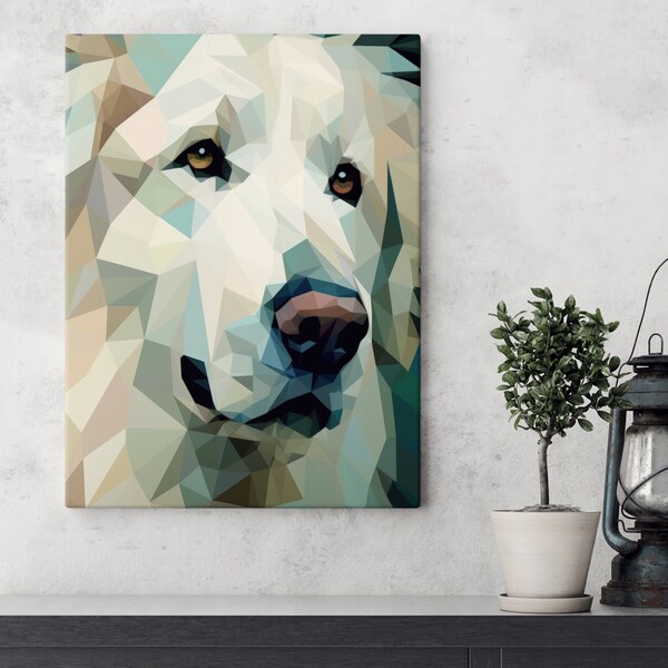 Cubist Dog Art - Etsy