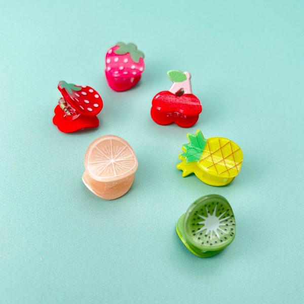 Fruit Hair Clips - Etsy