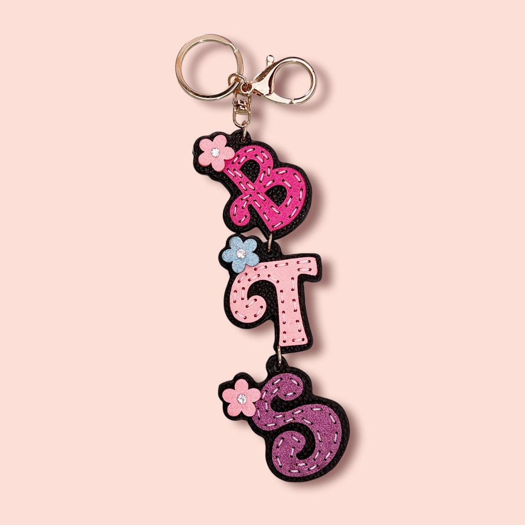 BTS Handmade Keychain, BTS Army Leather Bag Charm, K-pop BTS Handbag ...